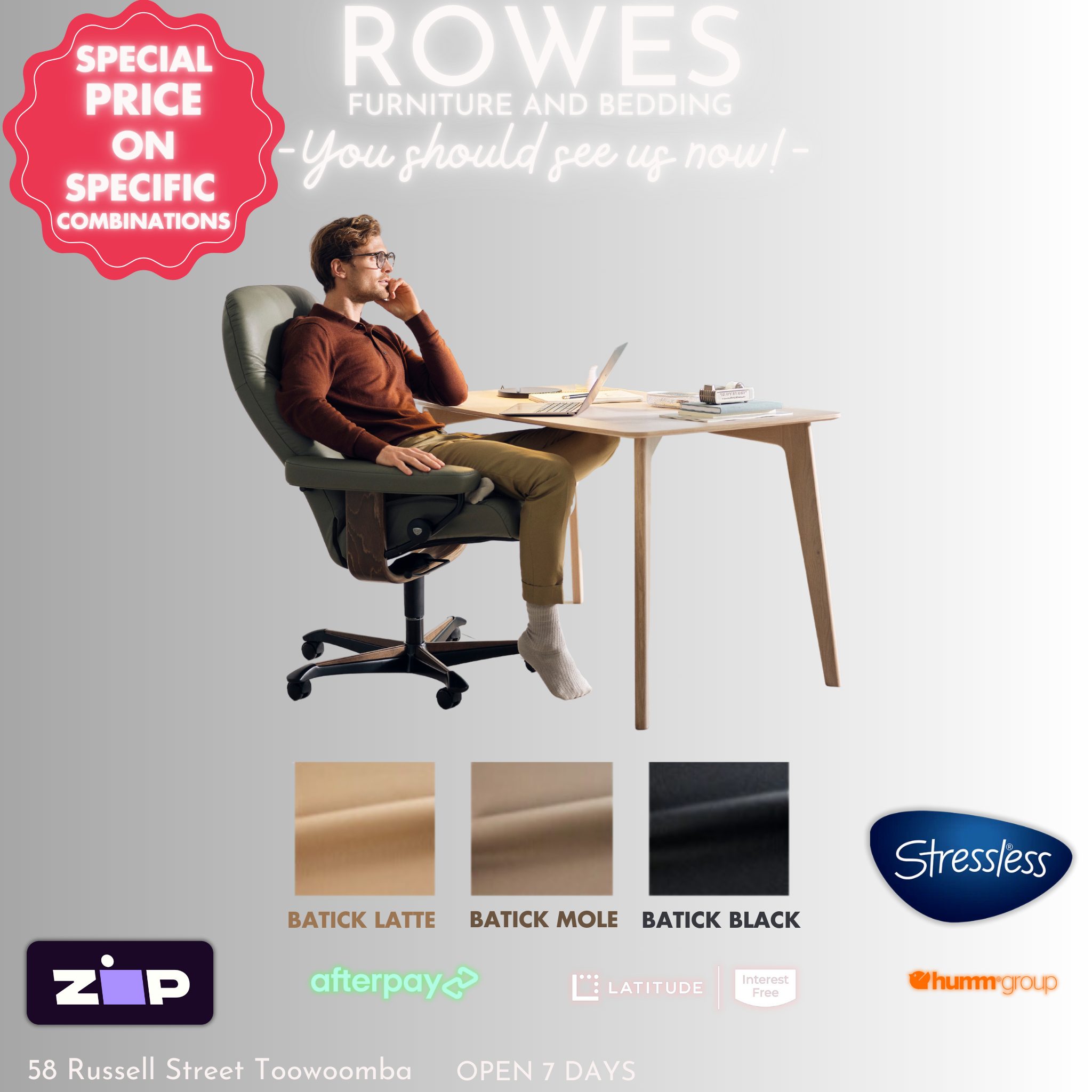 Stressless Consul Office – rowesfurniture