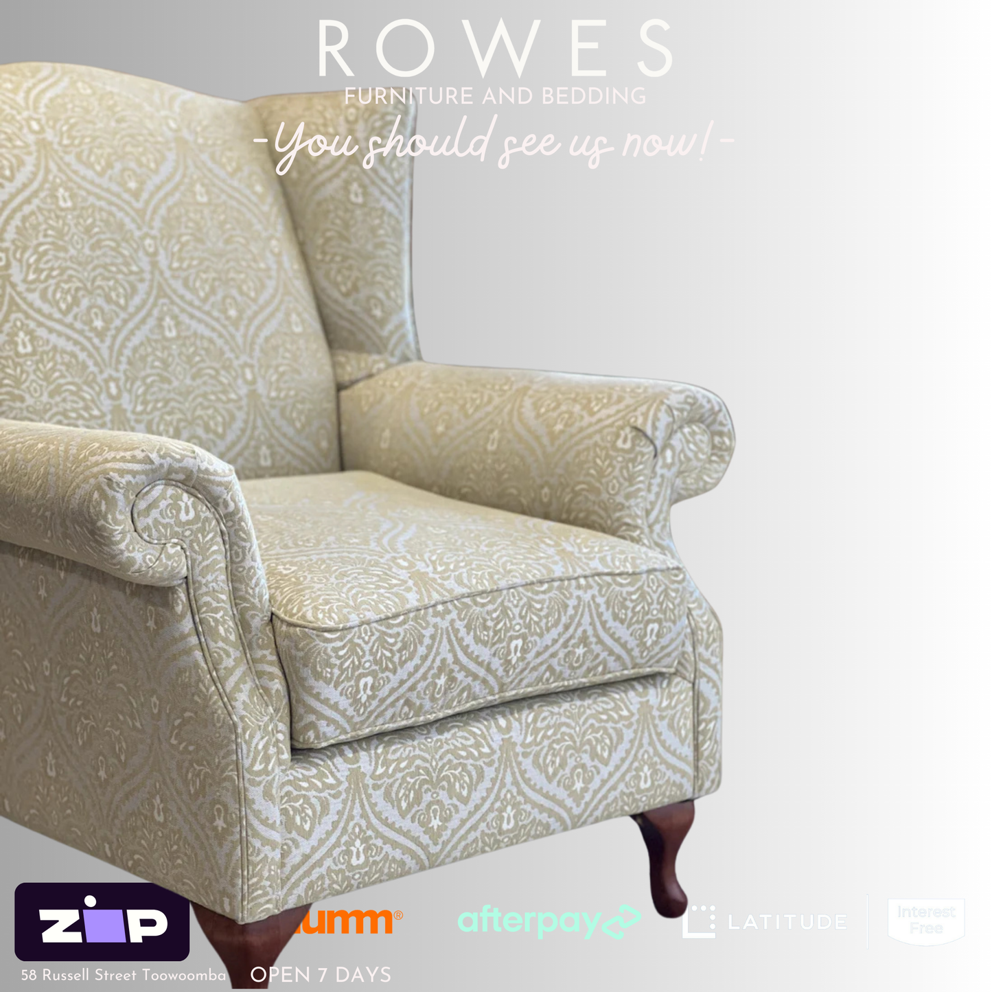 Elizabeth Wing Chair – rowesfurniture